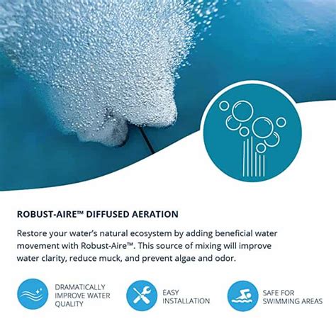 Robustaire Diffuser Systems For Deep Ponds Fountain Tech