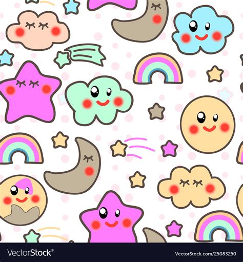Kawaii Background Patterns