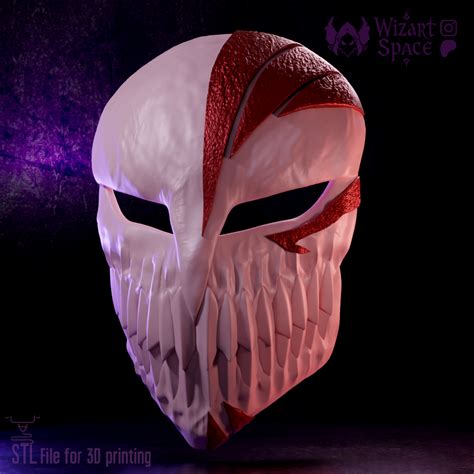 🎃 Hollow Ichigo Mask Bleach Mask Set・ 3d File For 3d Printing・cults