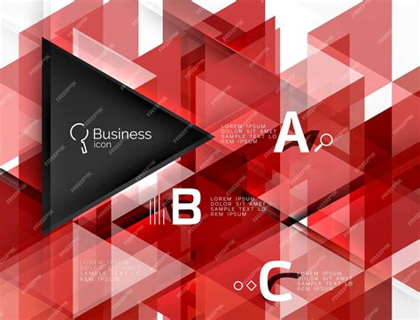 Premium Vector Vector Geometric Shapes Triangles Abstract Background