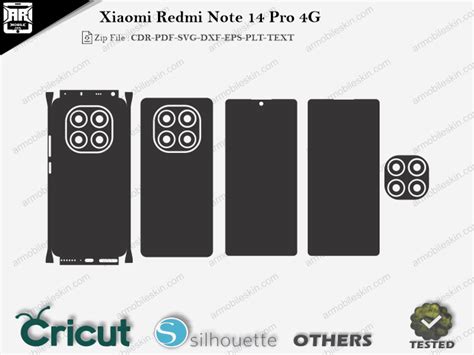Xiaomi Redmi Note Pro G Skin Template Vector Armobileskin