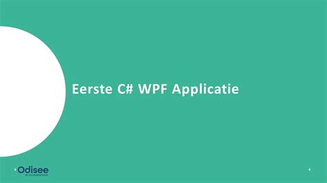 004 Eerste Wpf Applicatie Youtube