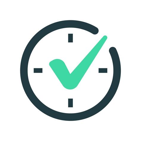 Premium Vector Clock Check Mark