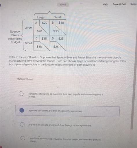 Solved Seved Help Save Exit Sub Large Small P 20 00 18 Chegg Com