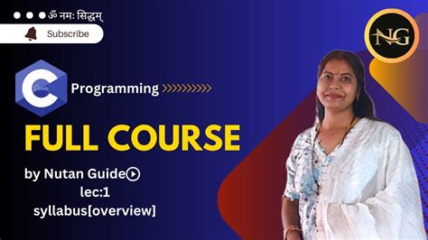 Lec 1 Syllabus About C Coding Youtube