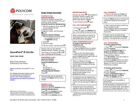 Pdf Manual For Polycom Telephone Soundpoint Ip 331