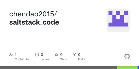 Github Chendao2015saltstackcode