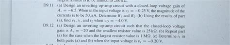 2 The Op Amp In The Circuit Shown In Figure P92 Is
