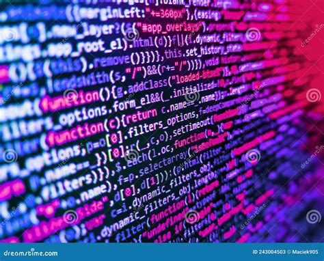 Binary Computer Code Background Abstract Html Code On Lcd Screen Abstract Modern Virtual