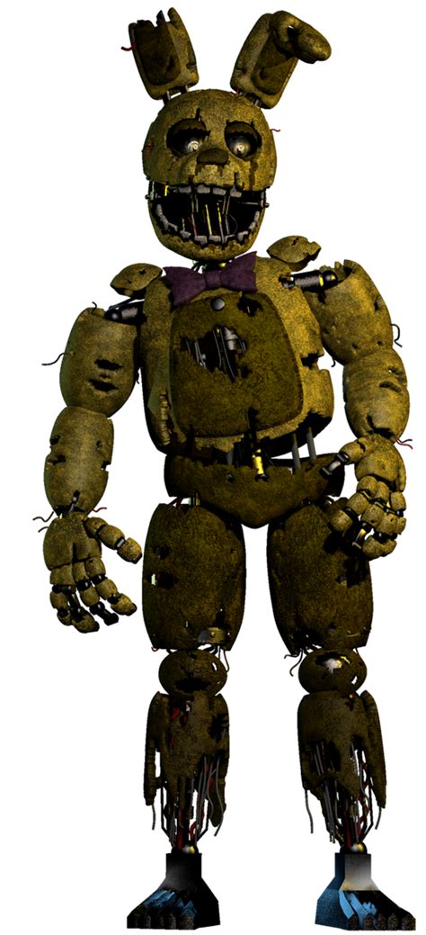 Fnaf3sfm Withered Spring Bonnie By Zoinkeesuwu On Deviantart