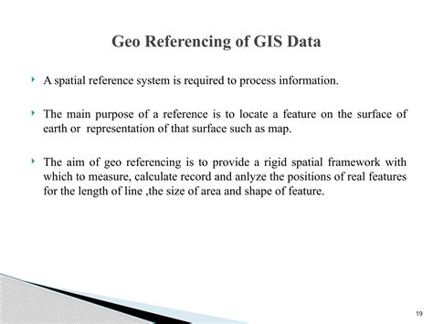Gis Datathematic Layers And Its Application Pptx Databases