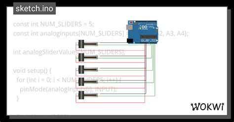 Audio Mixer Wokwi Esp32 Stm32 Arduino Simulator