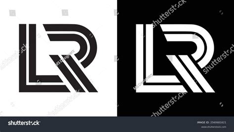 Initail Letters Lr Logo Rl Lr Stock Vector Royalty Free 2560681621 Shutterstock