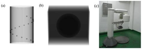 A Simulated Projection Of The Geometry Calibration Phantom B Download Scientific Diagram