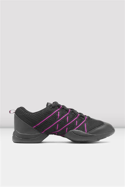 Adult Criss Cross Split Sole Dance Sneakers Purple Bloch Dance Uk