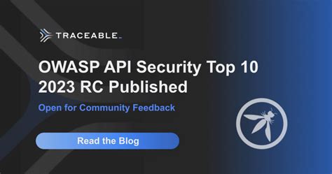 OWASP API Security Top RC Published Traceable API Security