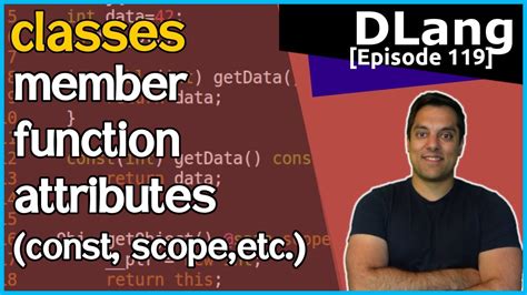 [dlang episode 119] d language classes part 11 of n member