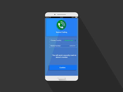 Calling Ui Design By Nazmul Ux Ui On Dribbble