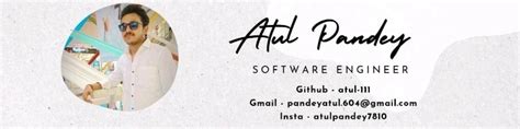 Atul Pandey Btech Cse 4⭐hackerrank Java Javascript Spring