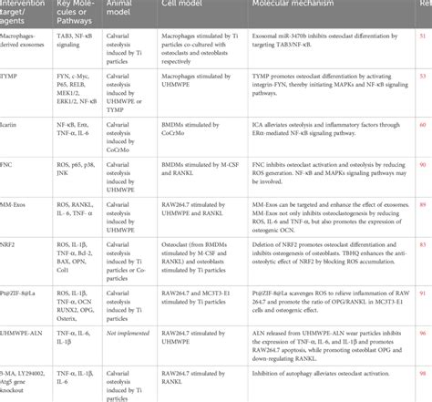 Experimental Study Of Macrophagesosteoclasts In Attenuating Wear