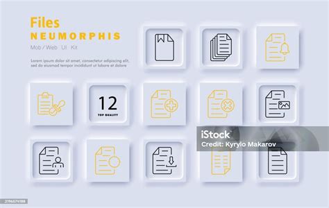 Files Organization Set Icon Folder Checklist Approval Report
