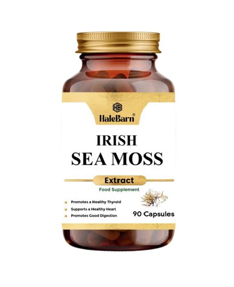Irish Sea Moss Extract 90 Capsules Halebarn