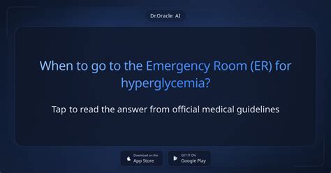 When To Go To The Emergency Room Er For Hyperglycemia When To Go To The Emergency Room Er For Hyperglycemia