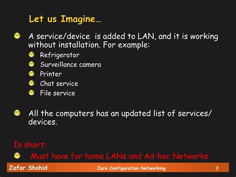 Zero Configuration Networking Ppt