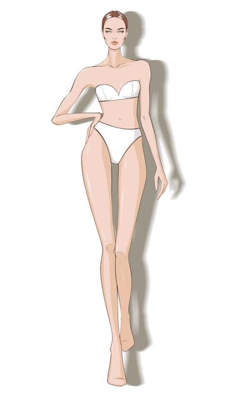 Pin By Daniellakhubulova On Шаблоны фигур Fashion Illustration Poses Fashion Model Sketch