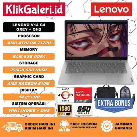 Jual Laptop Sekolah Lenovo V G Amd Athlon U Gb Ddr Gb Ssd Ohs Shopee Indonesia