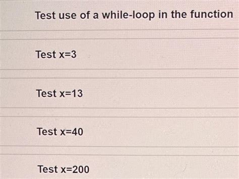Solved Complete The Following Function To Compute The