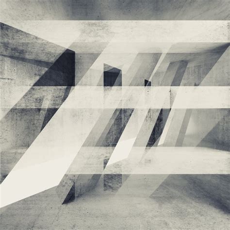 3d Render Illustration Concrete Texture Stock Illustration