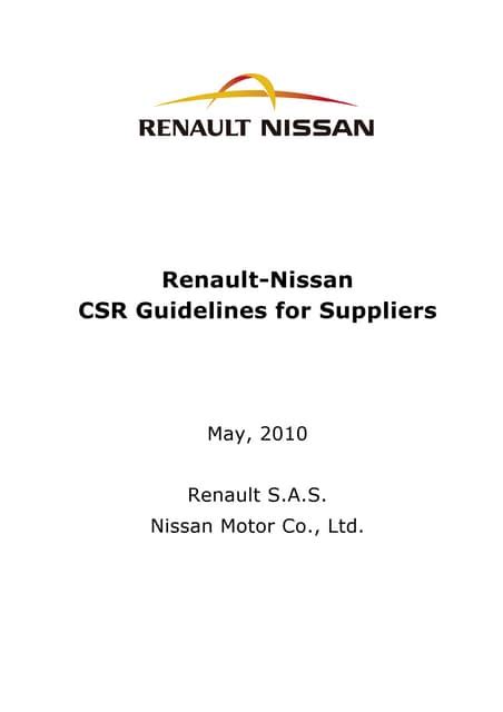Csr Alliance Guidelines Pdf Csr Alliance Guidelines Pdf