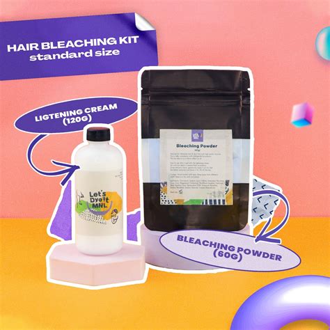 Hair Bleaching Kit Bleaching Powder And Oxidizer Standard Size By Lets Dye It Mnl Lazada Ph