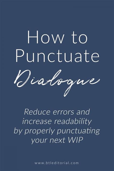How To Punctuate Dialogue In Fiction Between The Lines Editorial