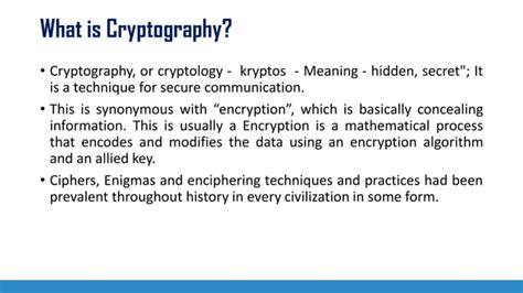 Cryptography An Enquiry Into The Evolution Of Enciphers And Vedic