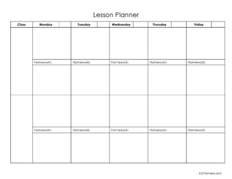 Lesson Plan Archives 101 Planners