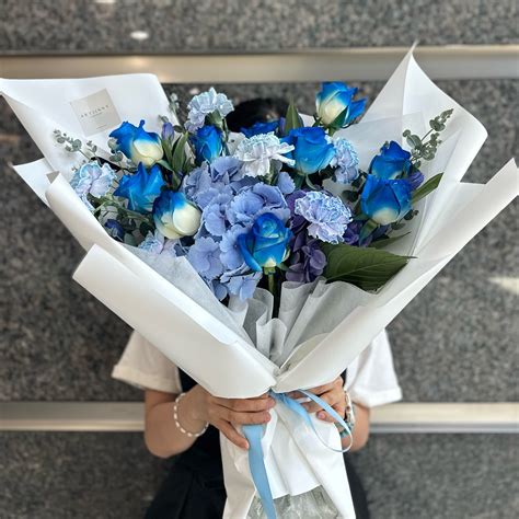 청담동꽃집 청담꽃집 청담역꽃집 강남꽃집 아트지니 🌸 꽃다발 꽃바구니 난화분 개업화분 기적이라는 꽃말을 가진 아름다운 파랑