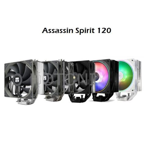 Thermalright As120 Cpu Air Cooler Assassin Spirit 120 For Lga1700 115x 1200 20xx Am4 Shopee