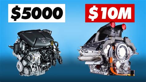 $5000 Normal Engine vs $10 Million Formula 1 Engine - YouTube