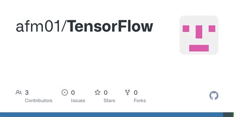 Github Afm01tensorflow