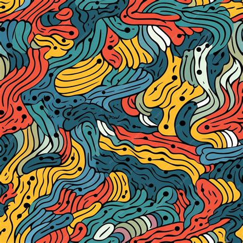 Premium Photo A Close Up Of A Colorful Pattern With A Lot Of Different Colors Generative Ai