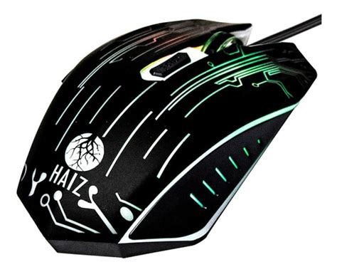 Kit Gamer Haiz Hz58 Mouse 3200dpi E Teclado Luz Led Com Fio Frete Grátis