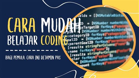 Cara Mudah Belajar Coding Bagi Pemula Ii Hamsenrambe21 Youtube