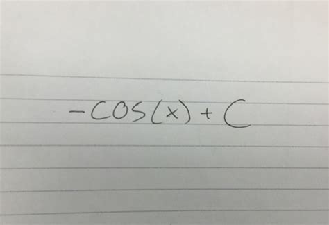 Trigonometry Integrals Flashcards Quizlet