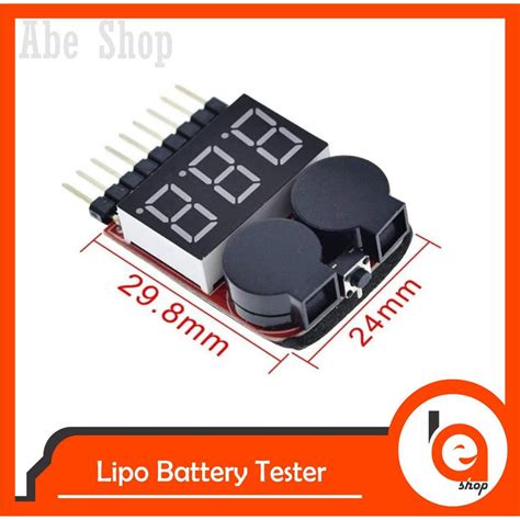 Jual Lipo Battery 1 8s Tester Low Voltage Buzzer Alarm Baterai Li Po Voltage Buzzer Alarm Li Po