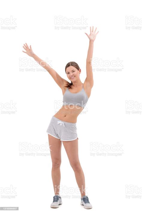 피트니스 여성 젊은 스포티 한 백인 여성 모델 고립 된 에 흰색 배경 30 34세에 대한 스톡 사진 및 기타 이미지 30