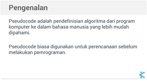 Algoritma Dan Struktur Data Pseudocode