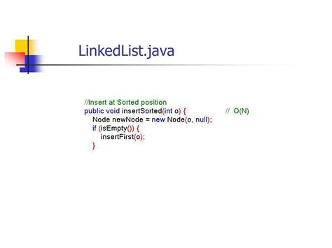 Java And Linked List Implementation Ppt Download