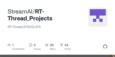 GitHub StreamAI RT Thread Projects RT Thread STM L